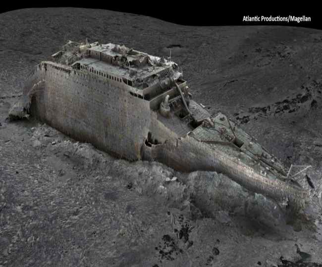 Titanic 3D Scan: 200 घंटे में ली गई टाइटैनिक के मलबे की 7 लाख तस् ... Titanic 3D Scan: 200 घंटे में ली गई टाइटैनिक के मलबे की 7 लाख तस् ...